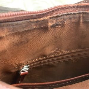 Fossil | Bags | Fossil Cognac Leather Shoulderbaghandbag | Poshmark